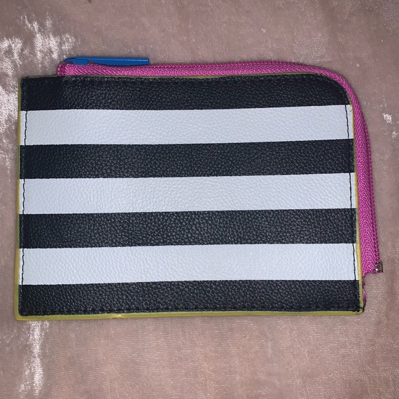 Sephora | Bags | Sephora Black White Striped Pouch | Poshmark